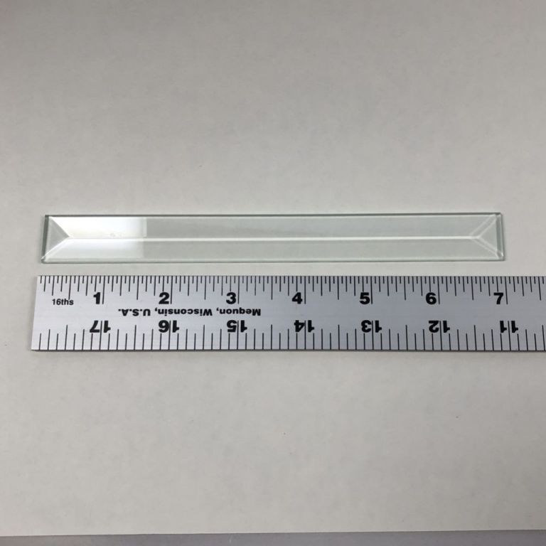 Diamond Bevel Glass 2″ x 6″ | Glass House Store