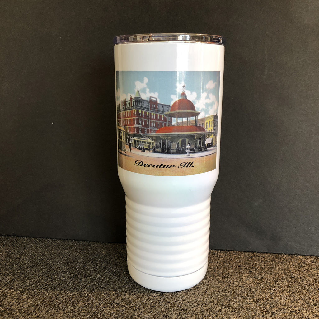 3D Lead Crystal Decatur Transfer House | Glass House Store