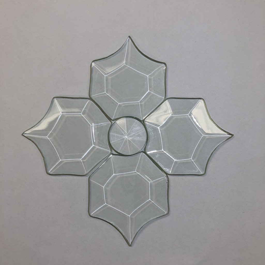 Clear Beveled Glass Cluster – ADPR-101 | Glass House Store