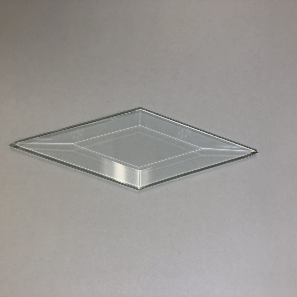 Diamond Bevel Glass 2″ x 6″ | Glass House Store